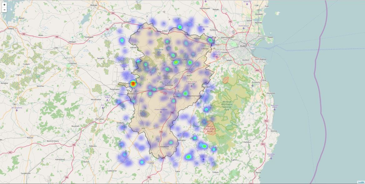 Creating a Density Heat Map with Leaflet | Geospatiality